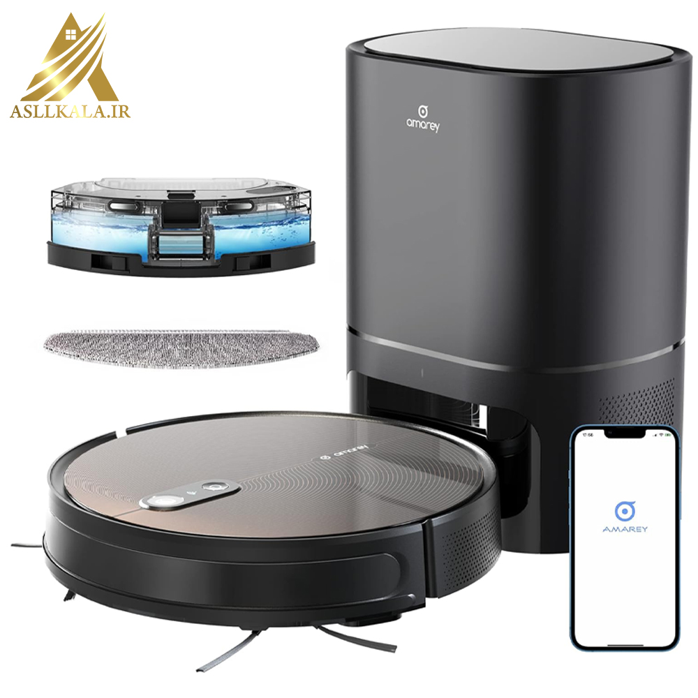 جارو رباتیک A90+ amarey دارای ایستگاه تخلیه اتوماتیک - لوازم خانگی اصل ...